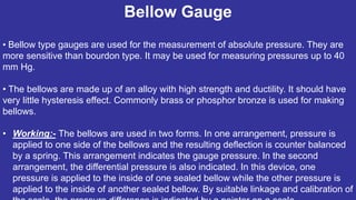 Pressure Measurement Devices MMM | PPTX
