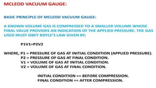 Pressure Measurement Devices MMM | PPTX