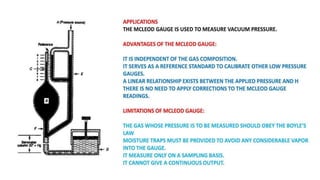 Pressure Measurement Devices MMM | PPTX