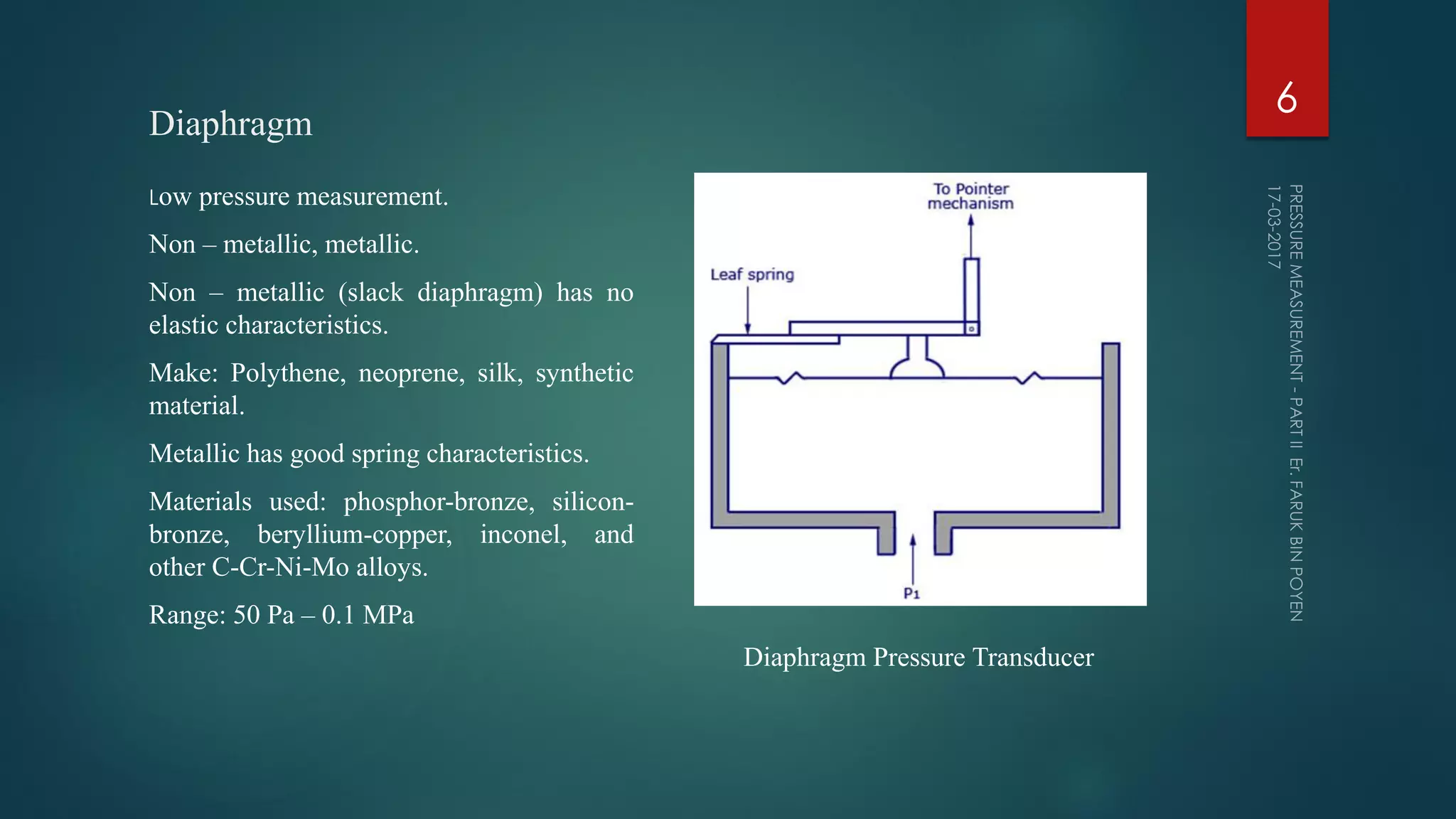 Pressure Measurement Part II | PDF