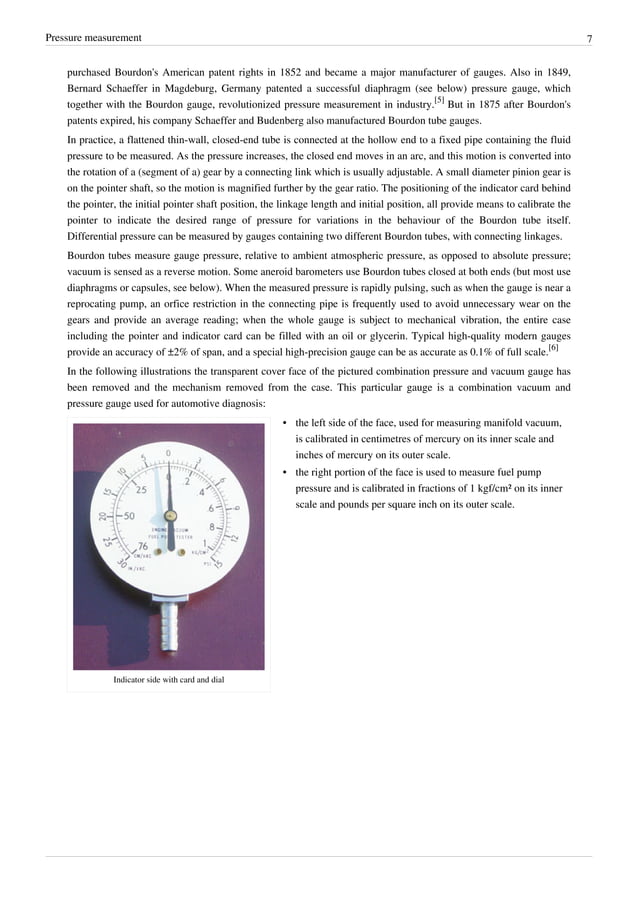 Pressure measurement | PDF