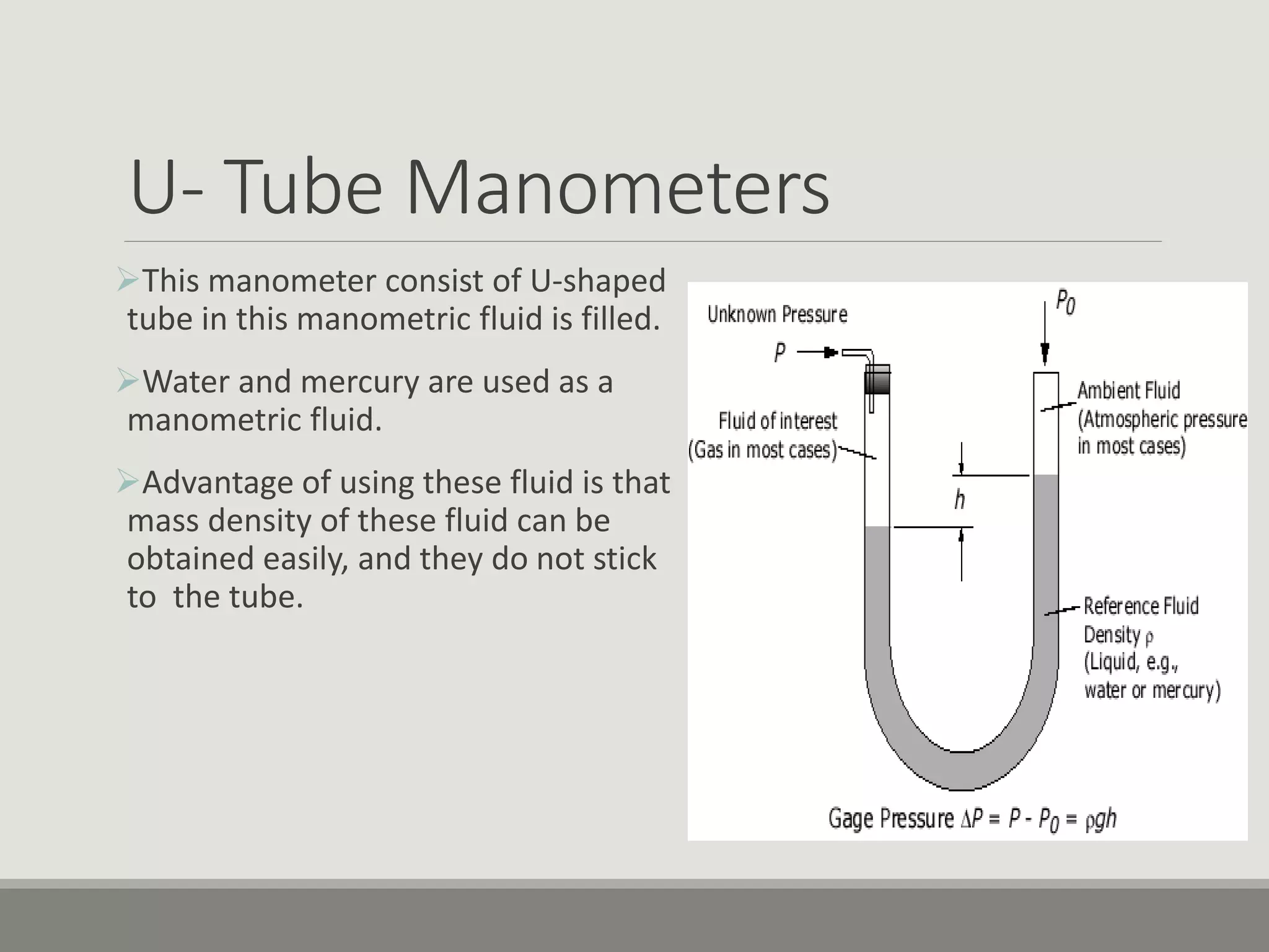 Pressure measurement devices | PPTX