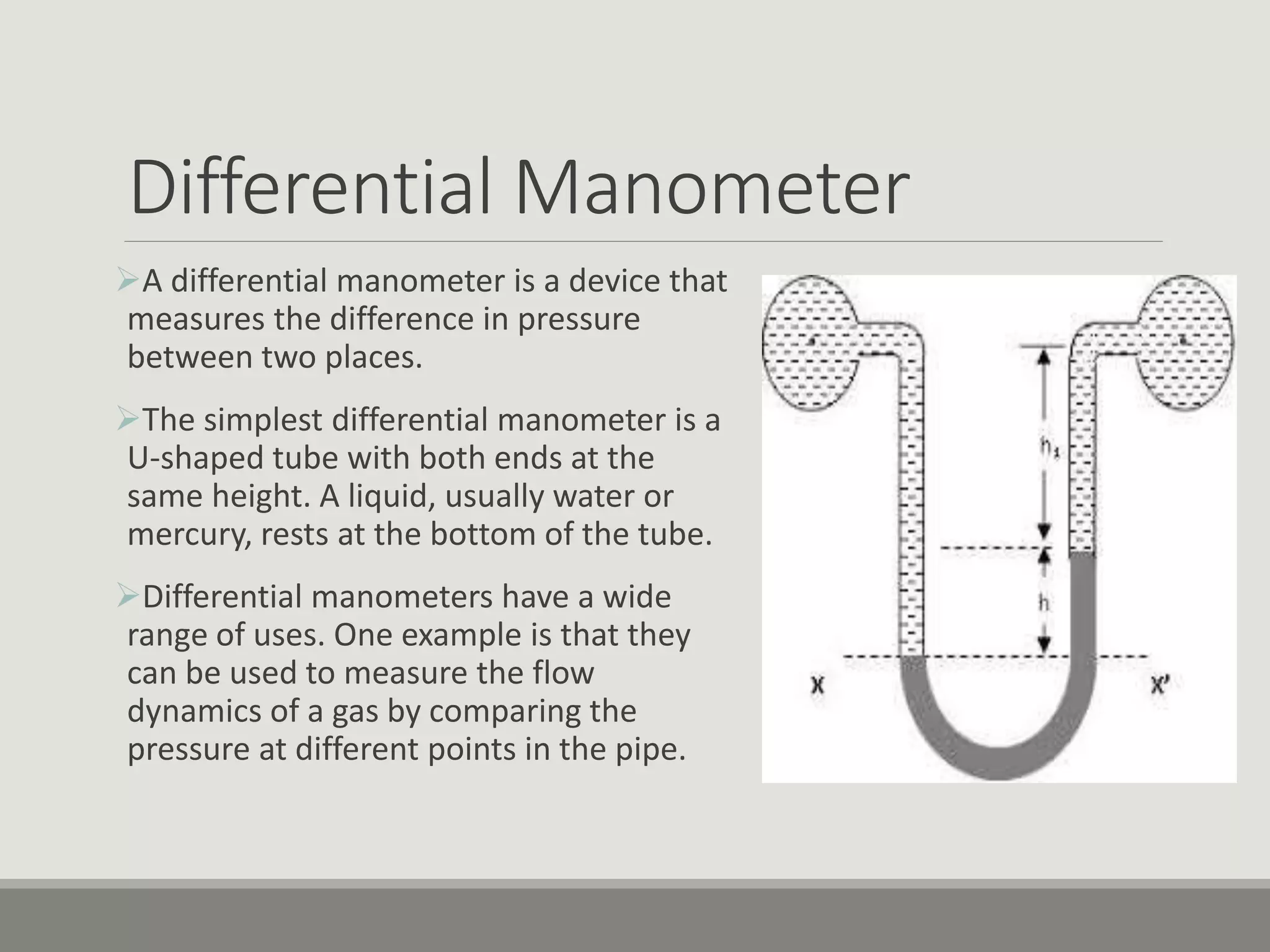 Pressure measurement devices | PPTX