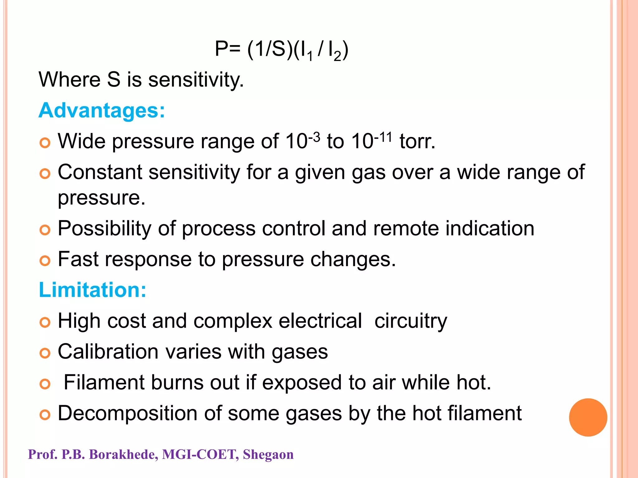 Pressure measurement gauges | PPSX