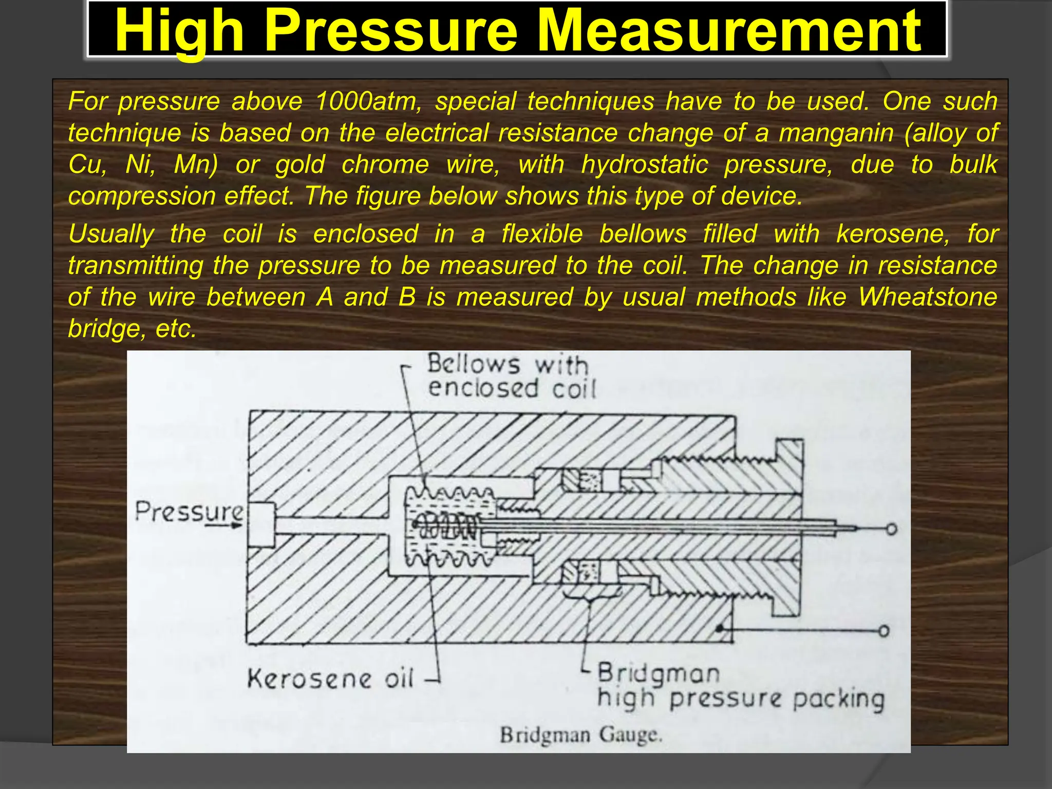 Pressure Measurement ppt.pptx . | PPTX