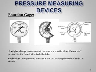 Pressure measuring devices | PPTX