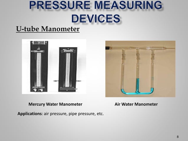 Pressure measuring devices | PPTX | Physics | Science
