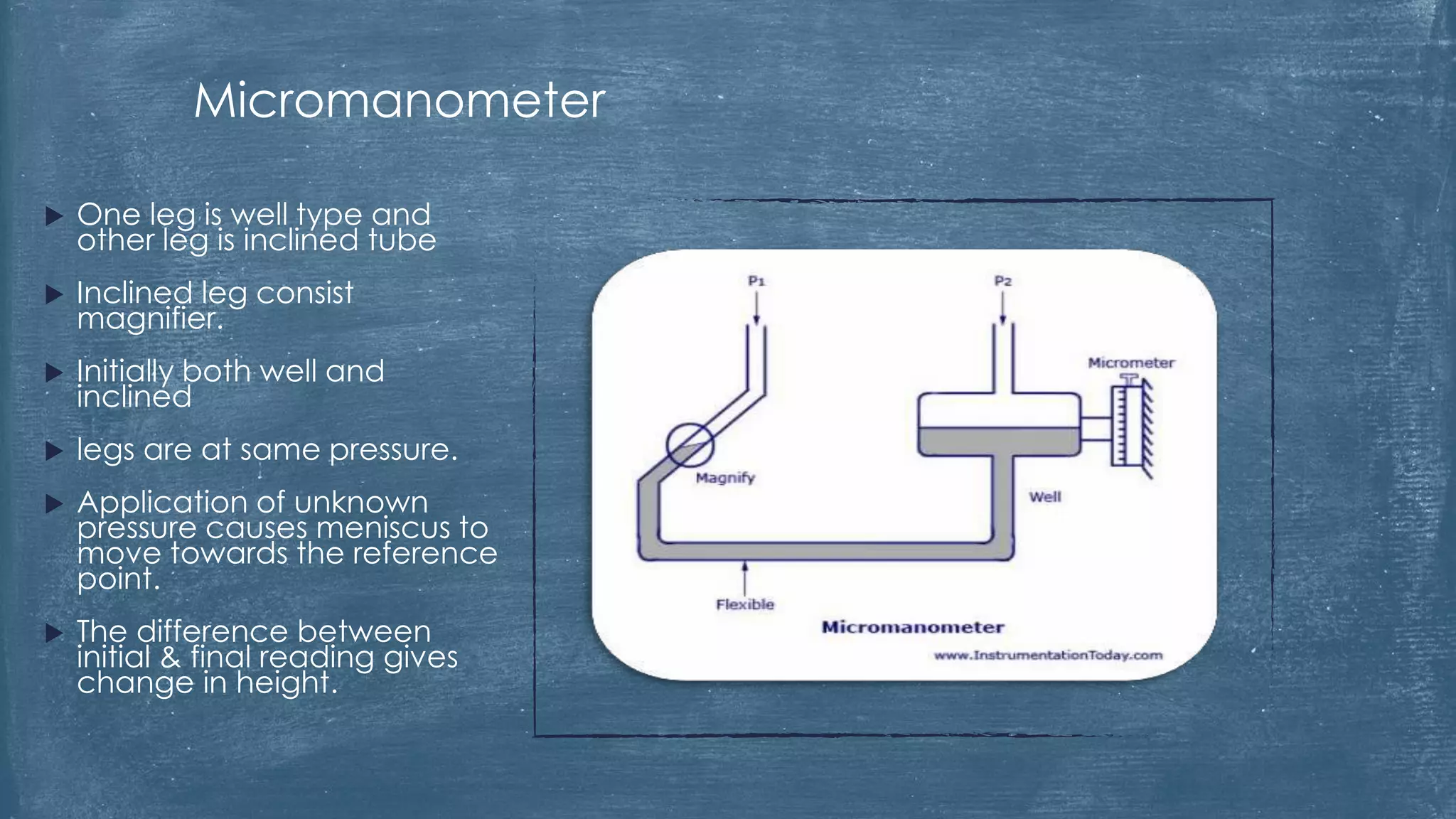 Pressure measuring Devices (MENOMETER ) | PPT