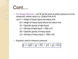 Pressure measurment devices | PPT