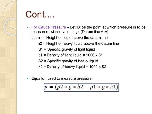 Pressure measurment devices | PPT