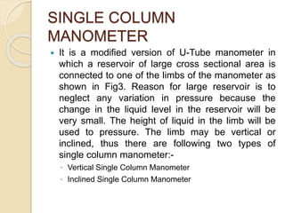 Pressure measurment devices | PPT