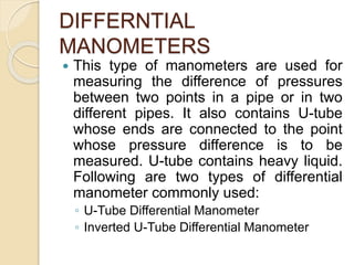 Pressure measurment devices | PPTX