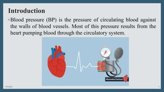 Pressure of blood in the Body | PPT