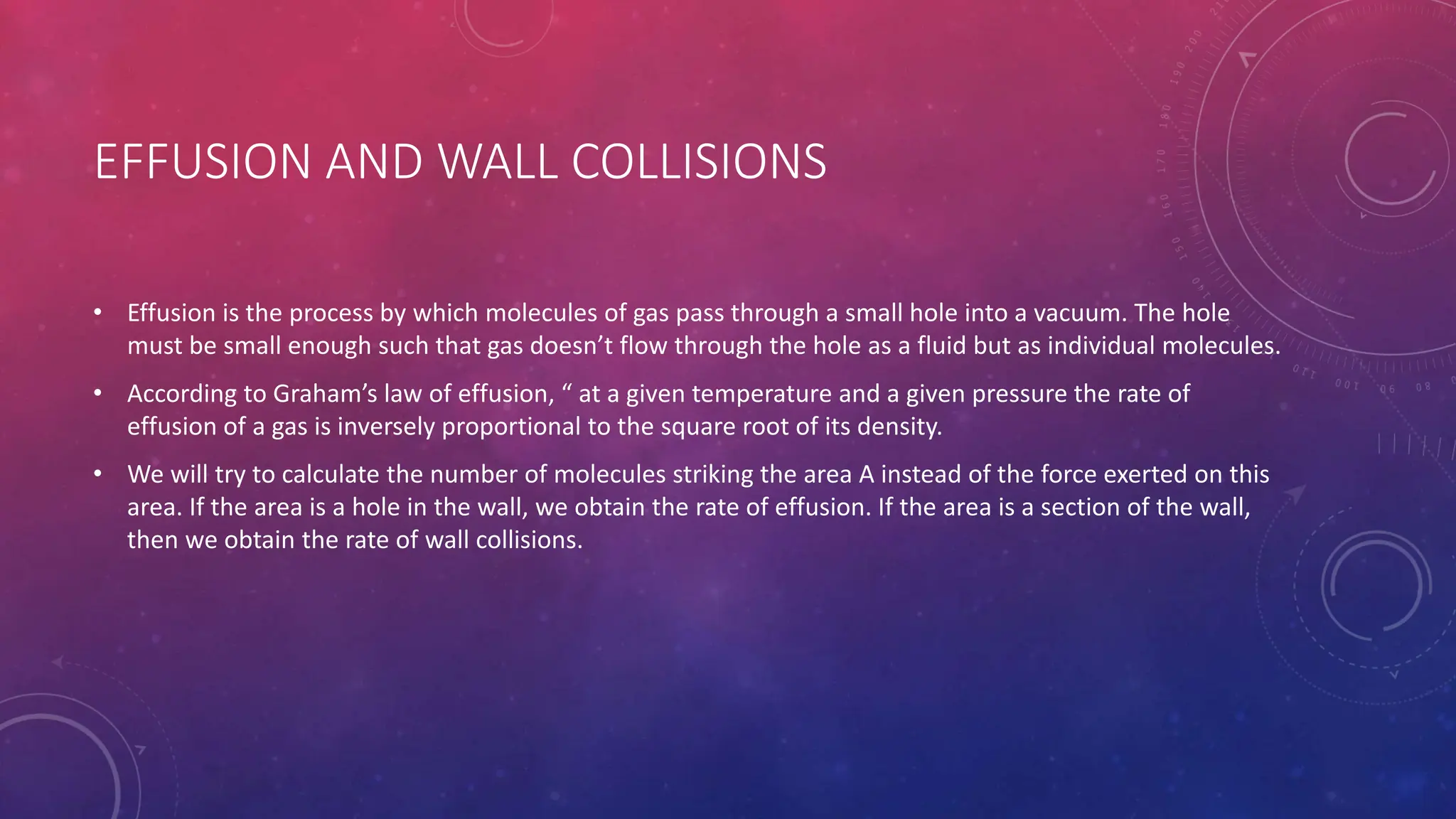 Pressure of dilute, effusion and wall collision.pptx