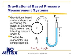 Pressure Overview Of Measurement And Calibration | PPT