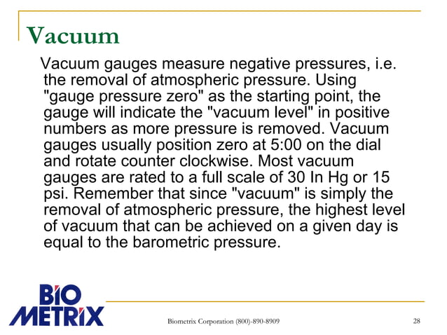 Pressure Overview Of Measurement And Calibration | PPT | Physics | Science