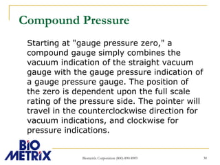 Pressure Overview Of Measurement And Calibration | PPT