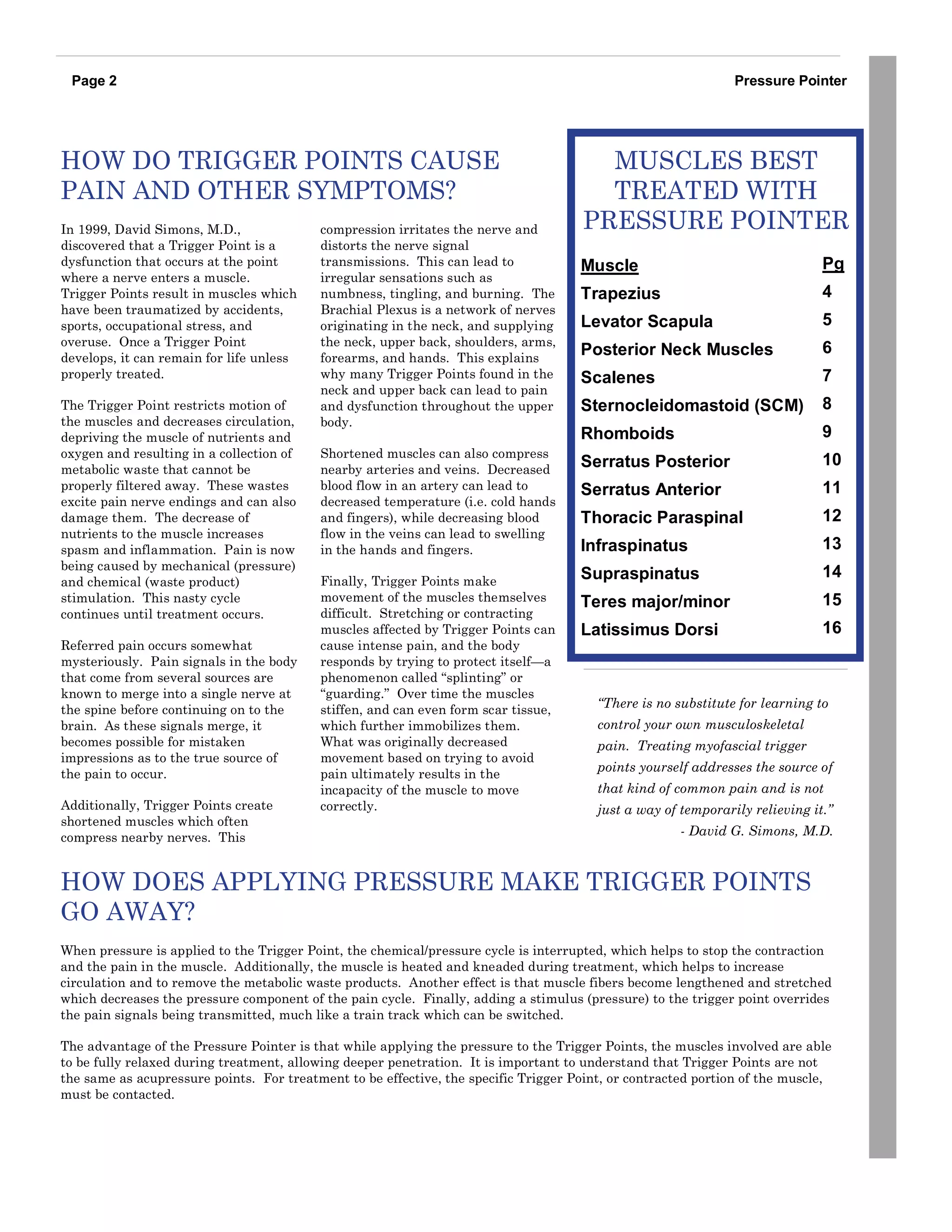 Pressure pointermanual | PDF