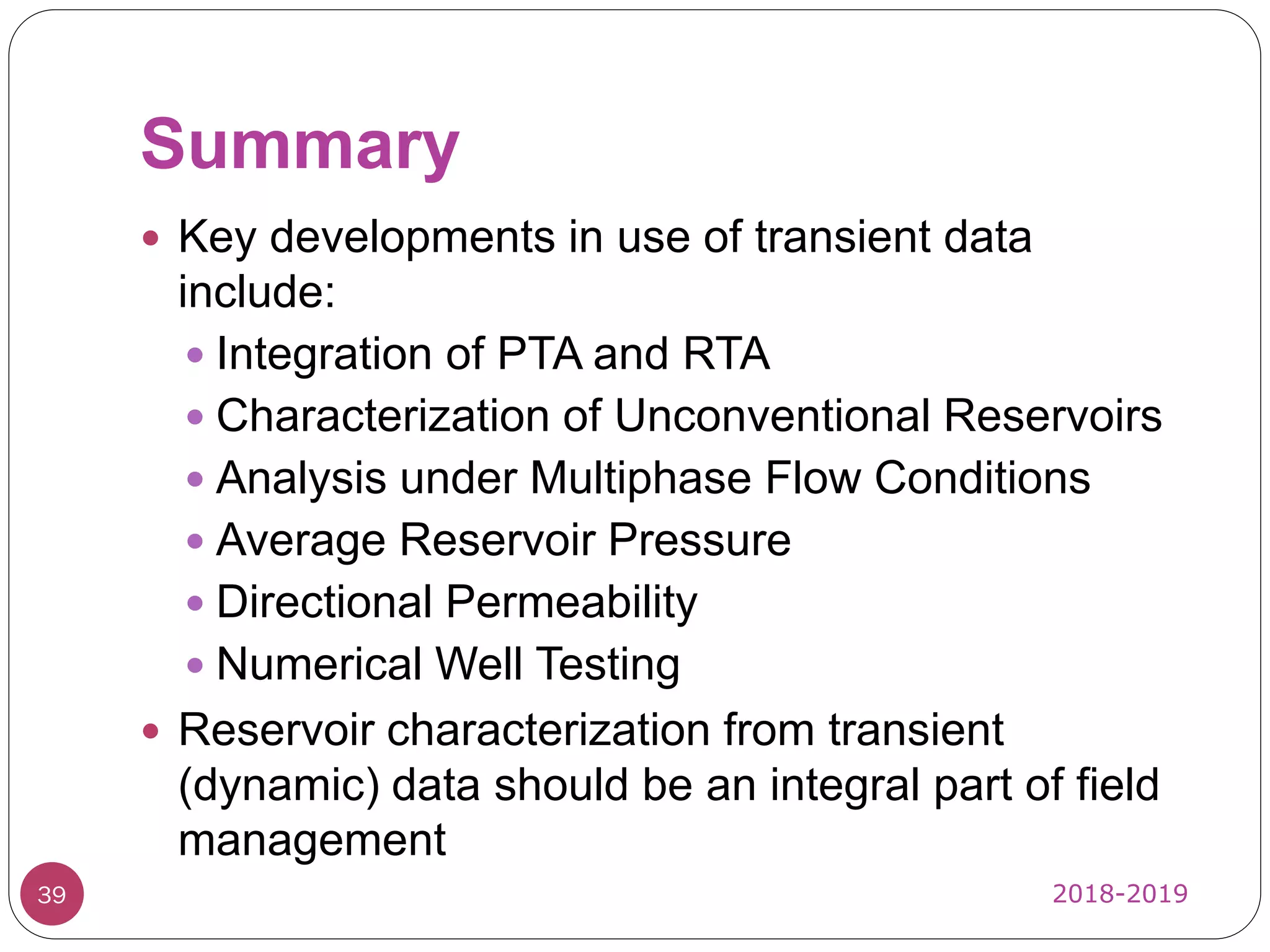 Pressure And Rate Transient Analysis Pdf