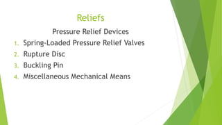 Pressure safety devices | PPTX