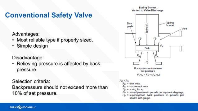 Pressure Safety & Relief Conventional and Bellow Valves.pptx | First ...