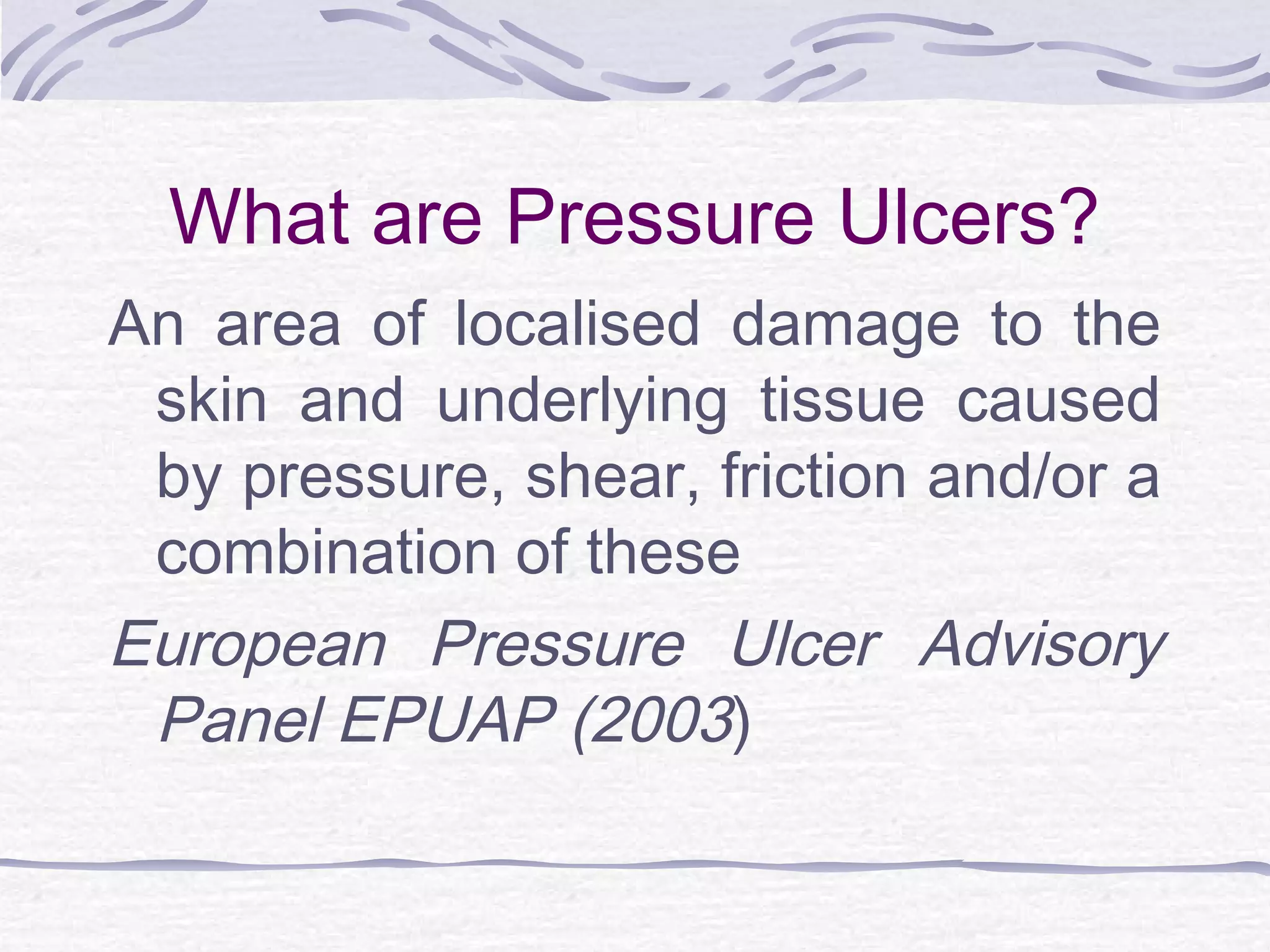 Pressure sore 23426 | PPT
