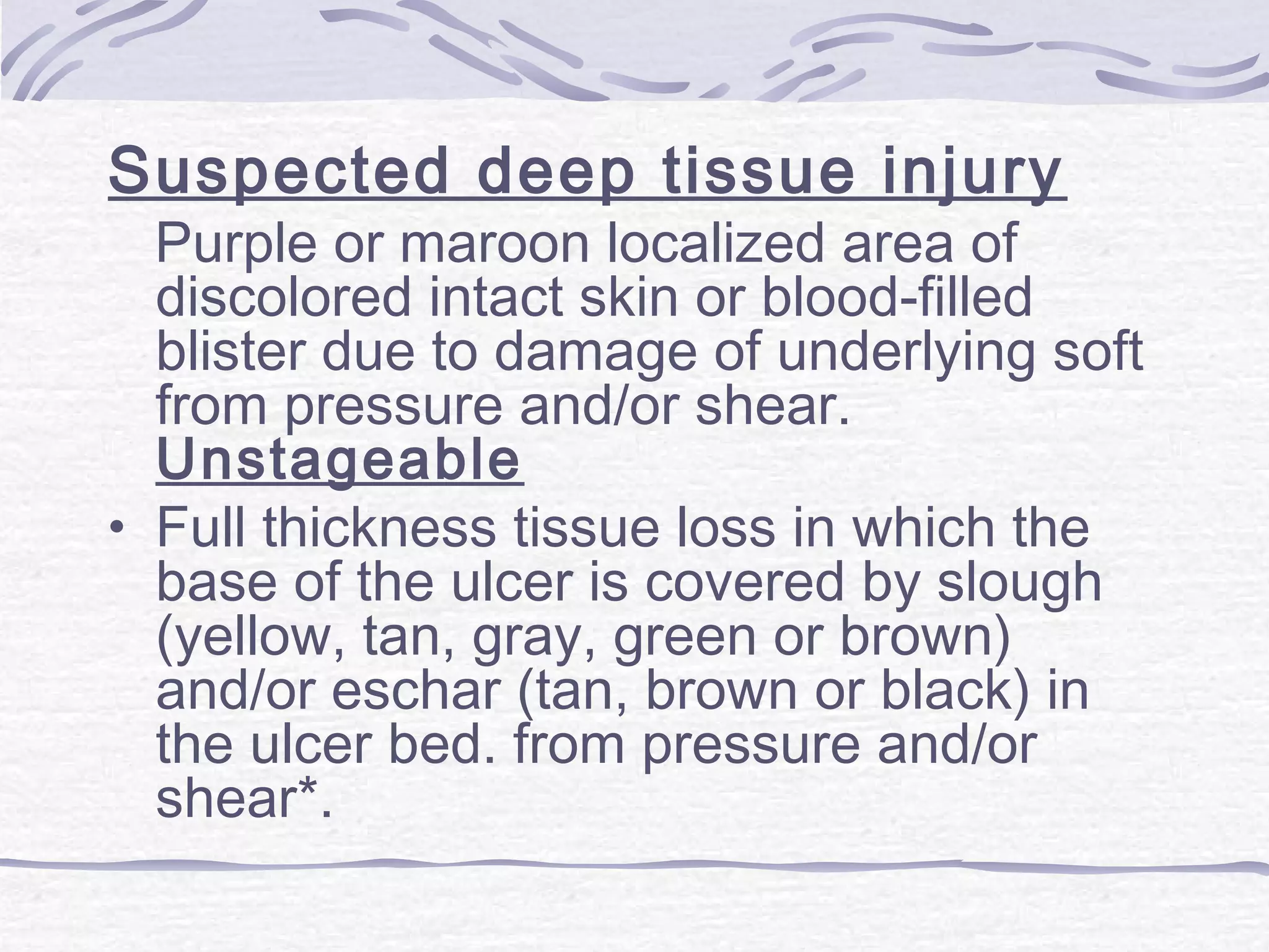 Pressure sore 23426 | PPT