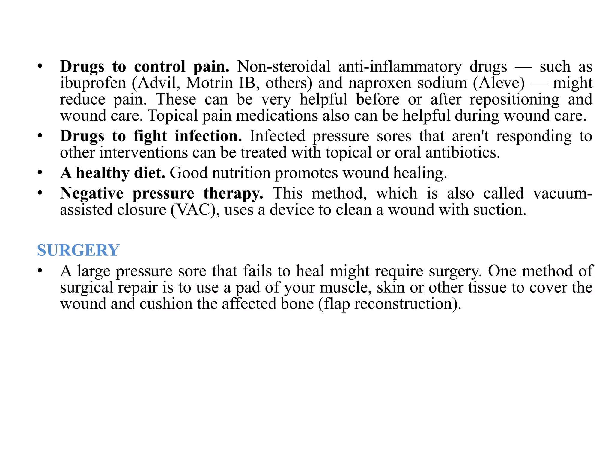Pressure sore or bed sore or decubitus ulcer ppt | PPTX