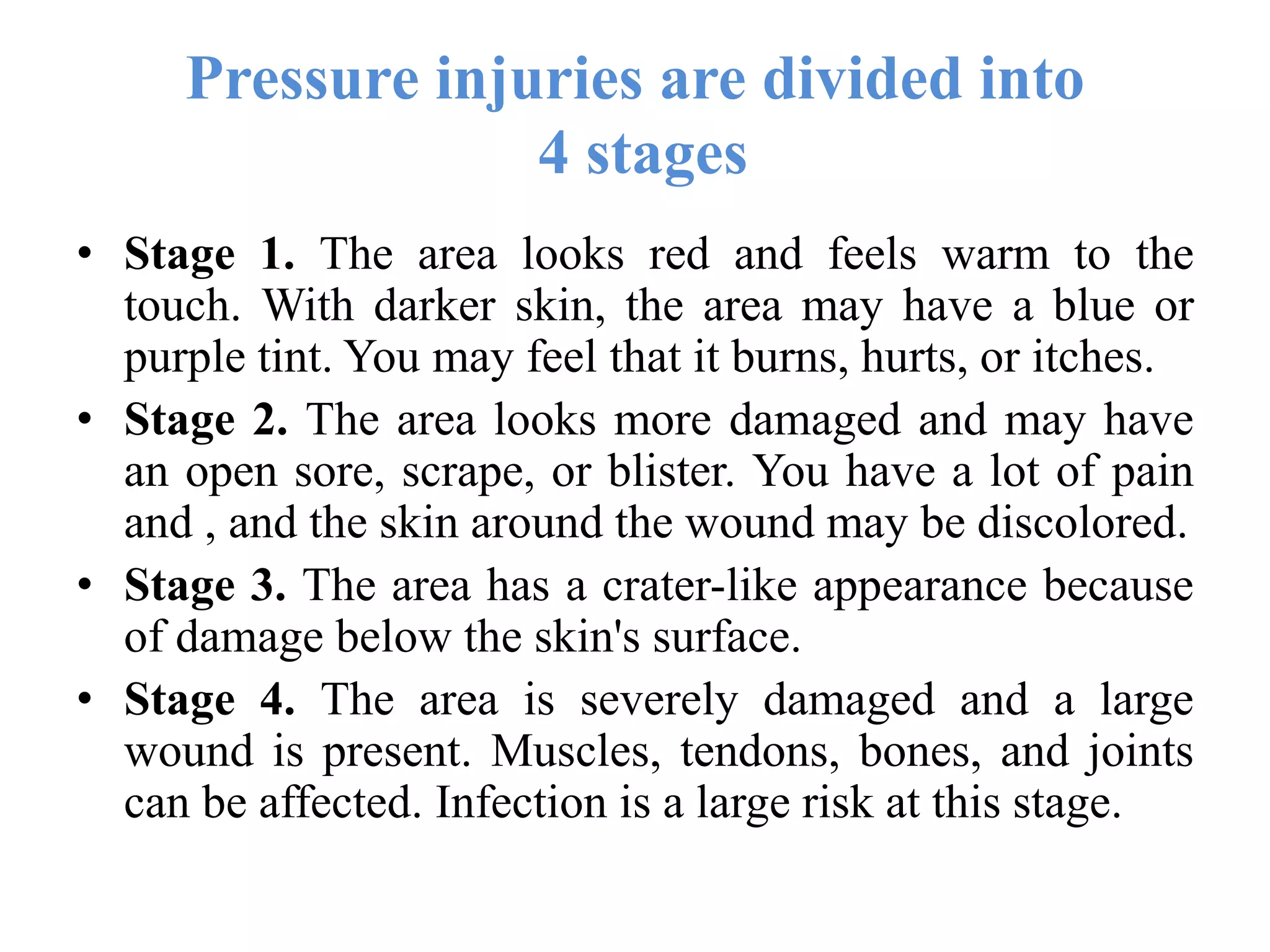 Pressure sore or bed sore or decubitus ulcer ppt | PPTX