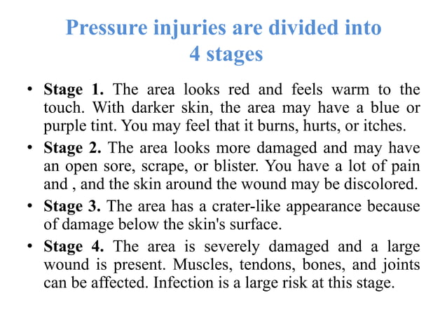 Pressure sore or bed sore or decubitus ulcer ppt | PPTX | Skin and ...