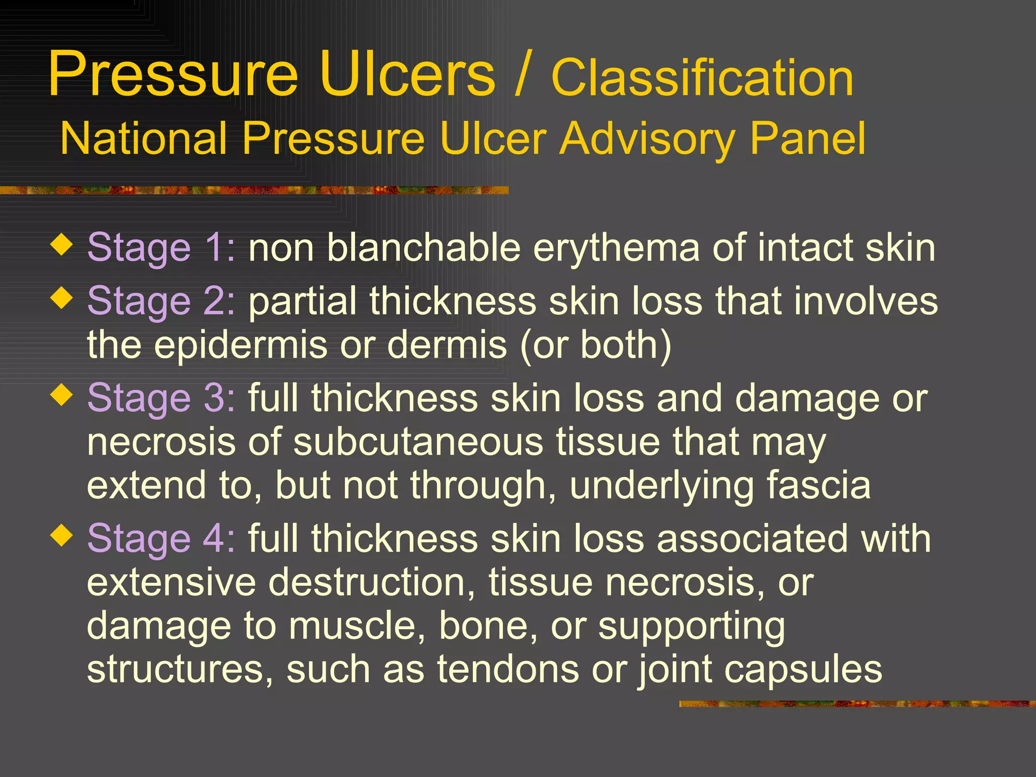 Pressure Sores | PPT