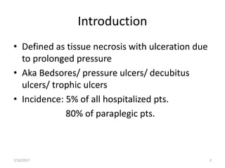 Pressure sores | PPTX