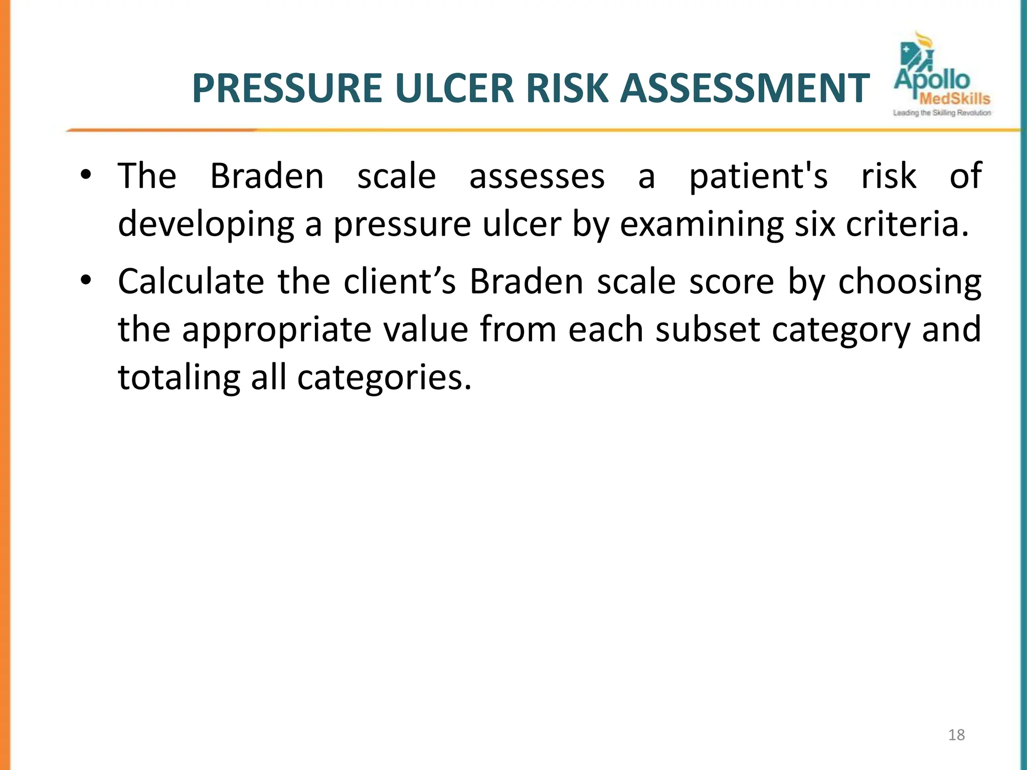 Pressure sores prevention & Risk assessment.pptx