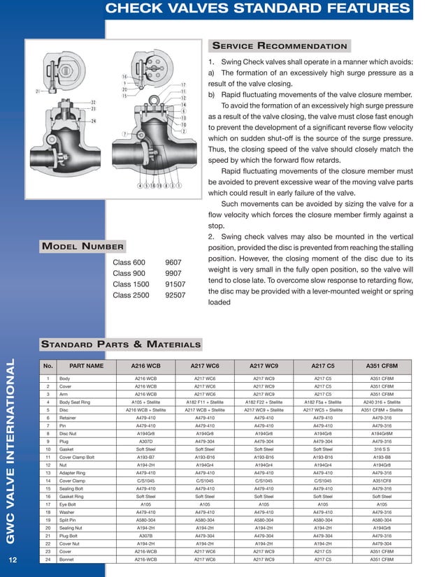 GWC Valve International Pressure Seal Valves | PDF