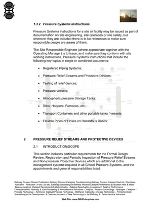 Pressure Systems, Pressure Relief Streams & Protective Devices ...