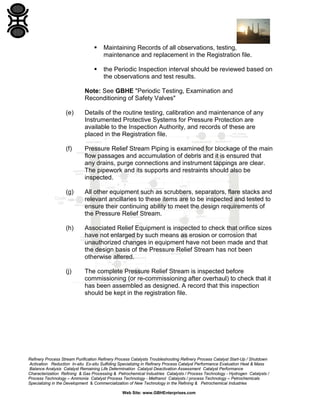 Pressure Systems, Pressure Relief Streams & Protective Devices ...