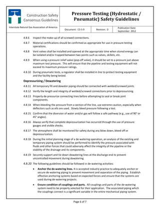 Pressure testing | PDF