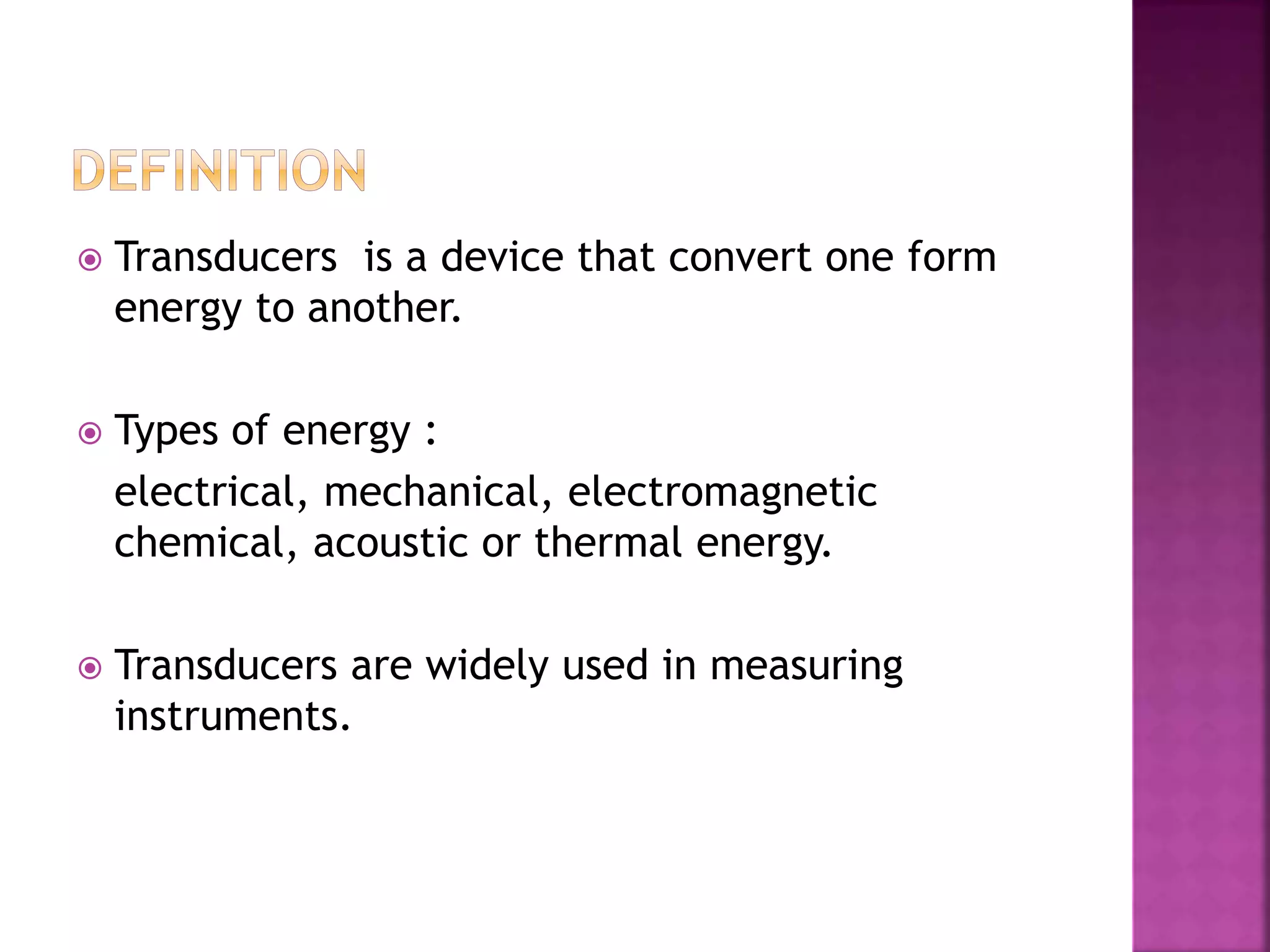 Pressure transduce | PPTX