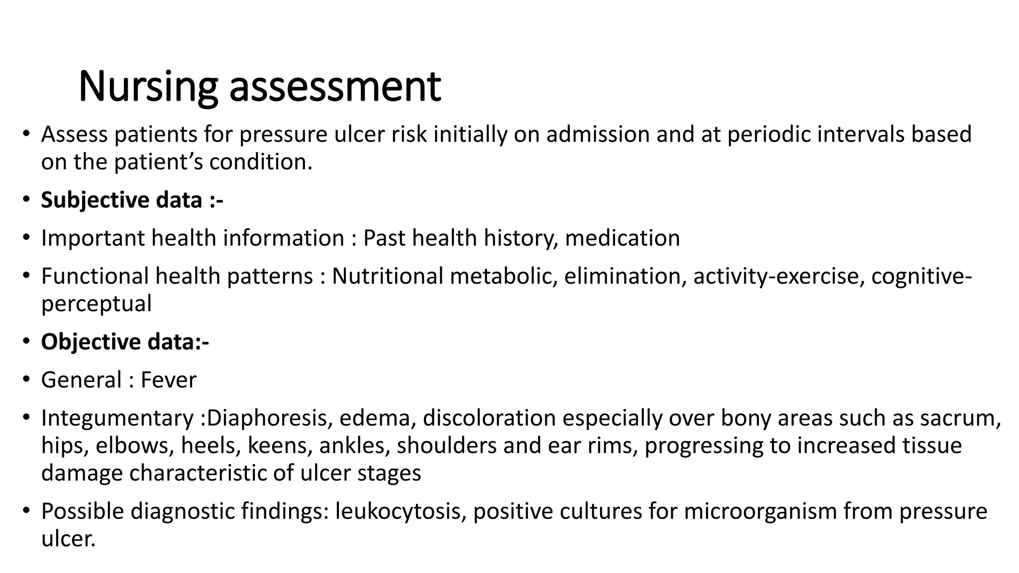 PRESSURE ULCER / BED SORE | PPTX