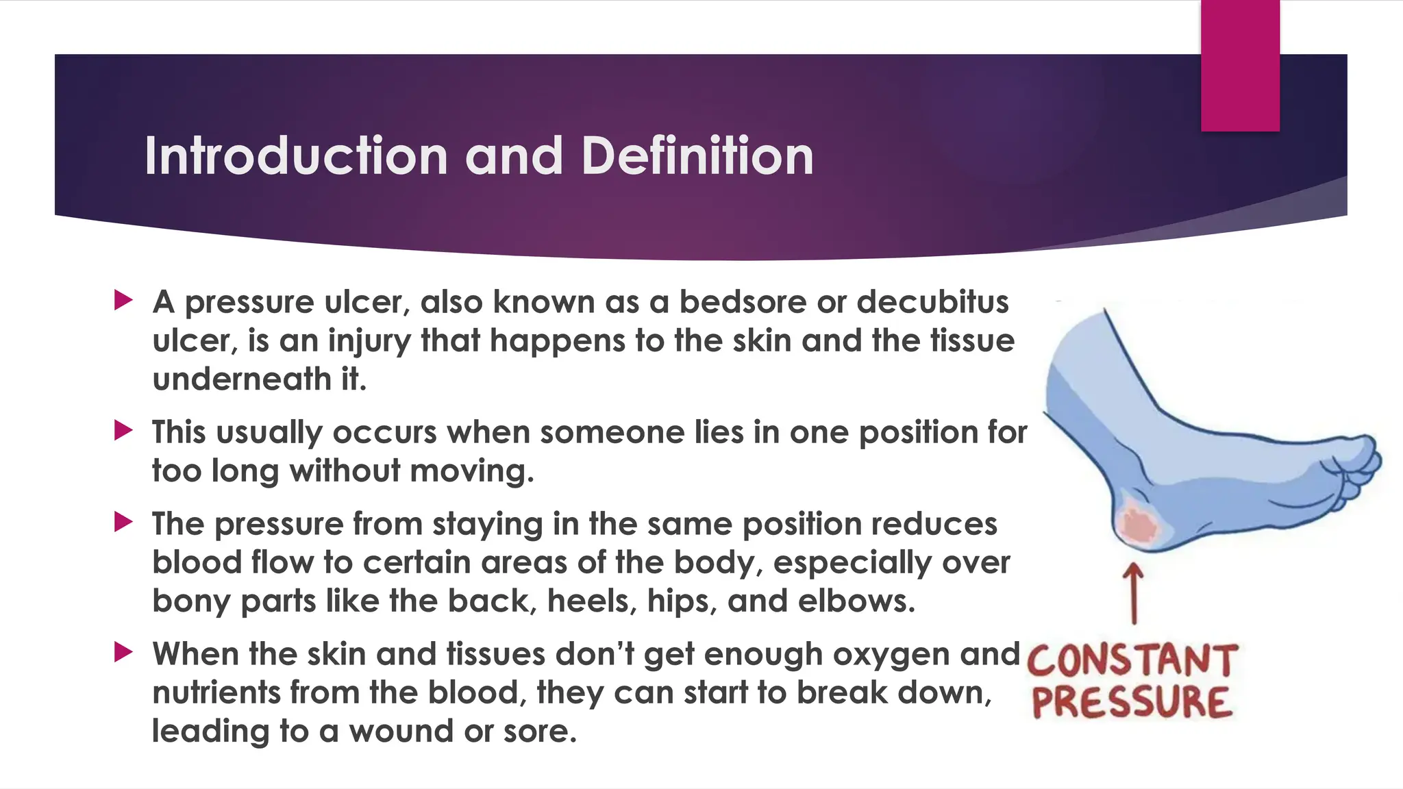 Pressure Ulcer: Stages, Causes, Prevention, and Nursing Management.pptx