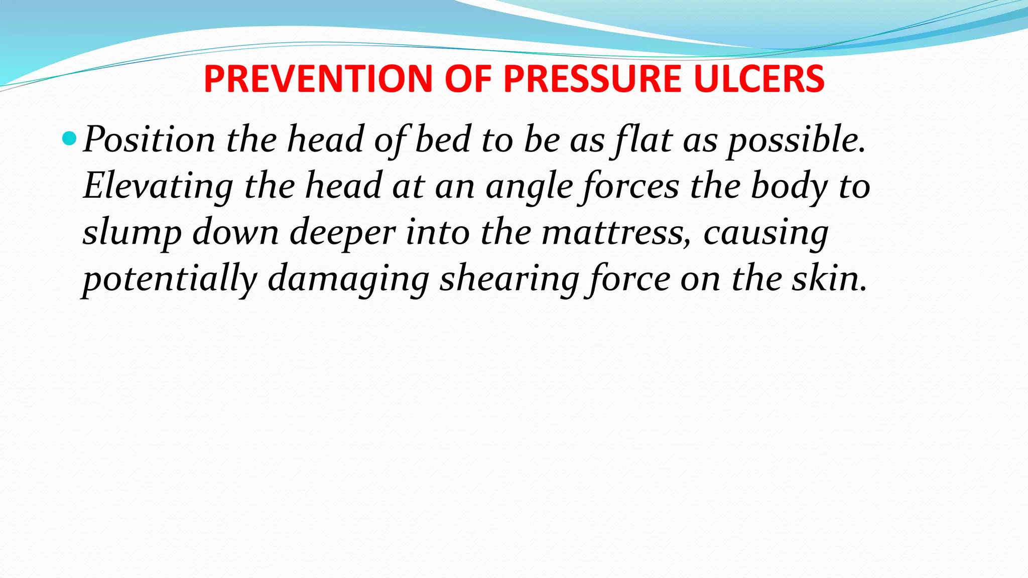 Pressure ulcer ppt | PPTX