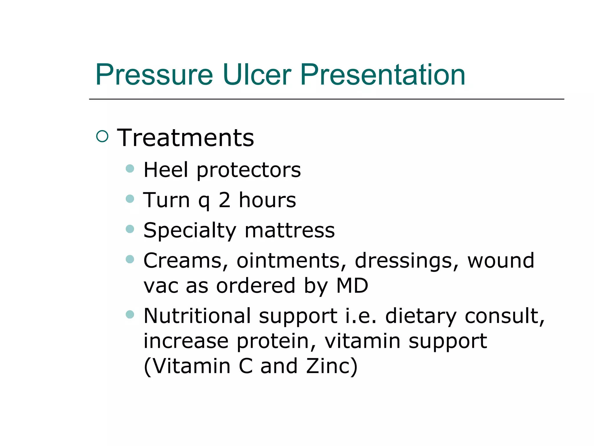 Pressure ulcer presentation3 | PPT