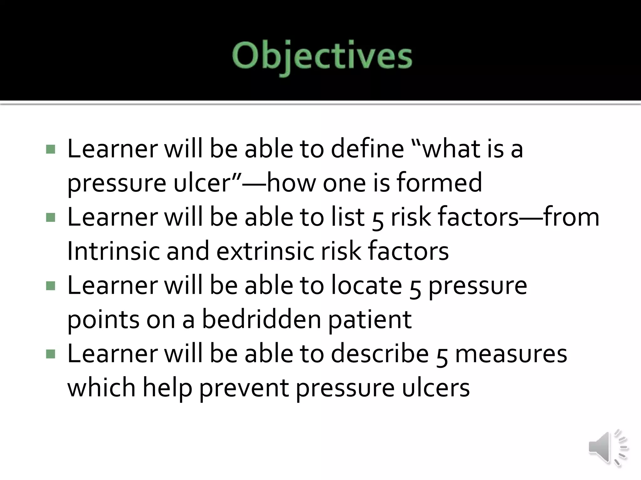 Pressure ulcer prevention[2] | PPTX