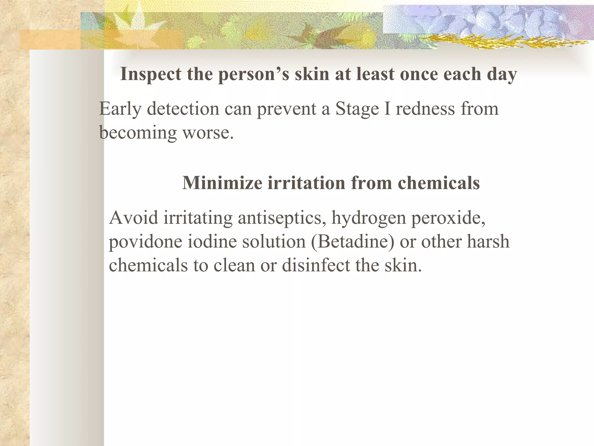 Pressure Ulcer Prevention & Skin Care | PPT