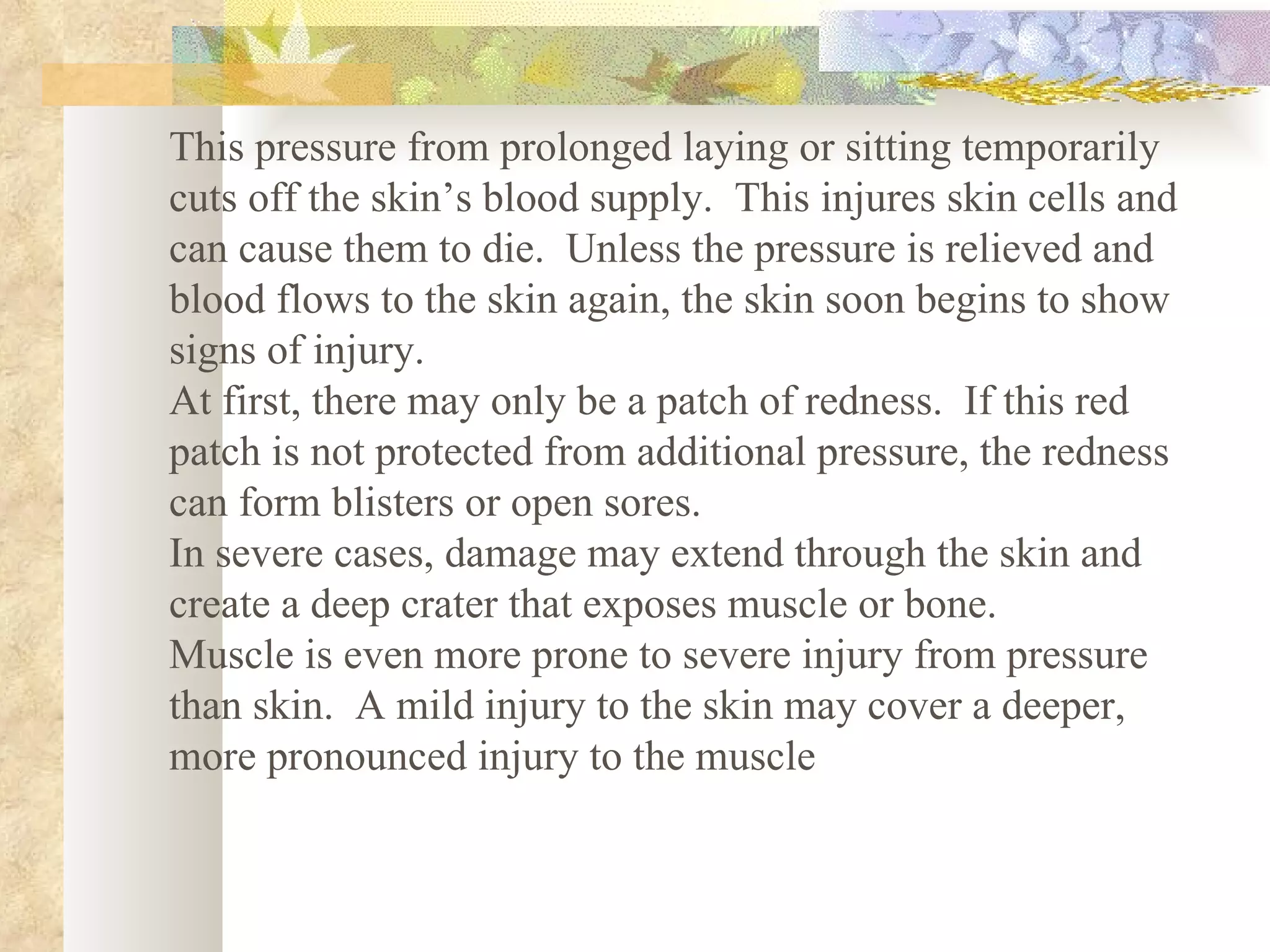 Pressure Ulcer Prevention & Skin Care | PPT