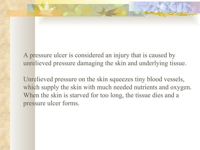 Pressure Ulcer Prevention & Skin Care | PPT | Skin and Dermatology ...