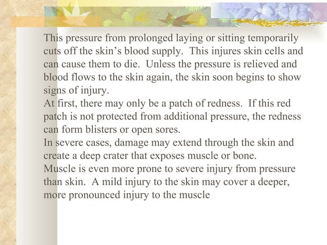 Pressure Ulcer Prevention & Skin Care | PPT | Skin and Dermatology ...