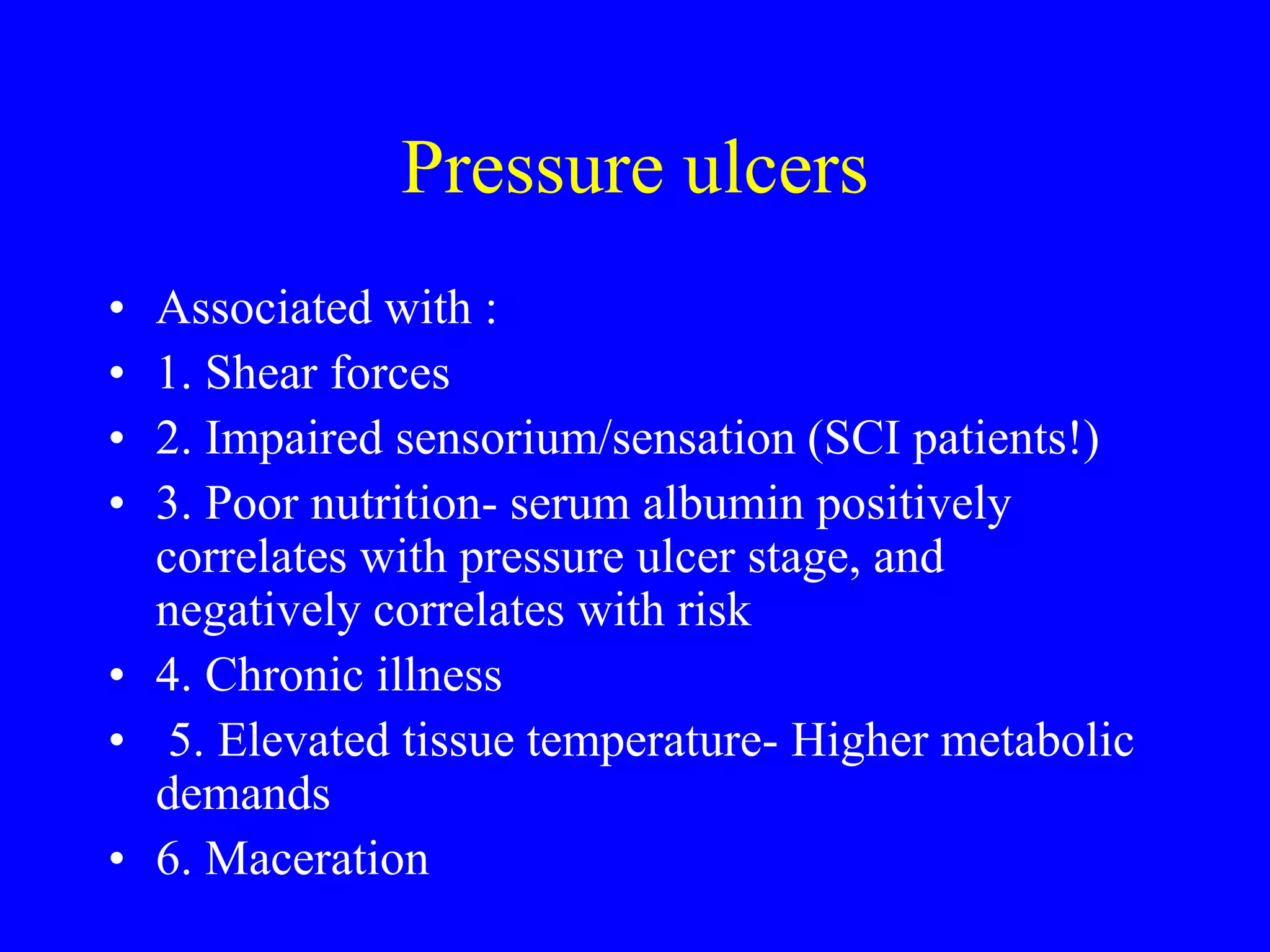 Pressure ulcers | PPT