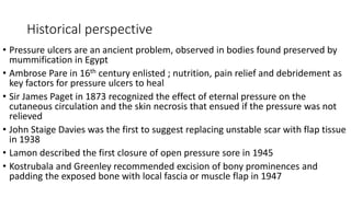 Pressure Ulcers- Pathology and Management | PPTX