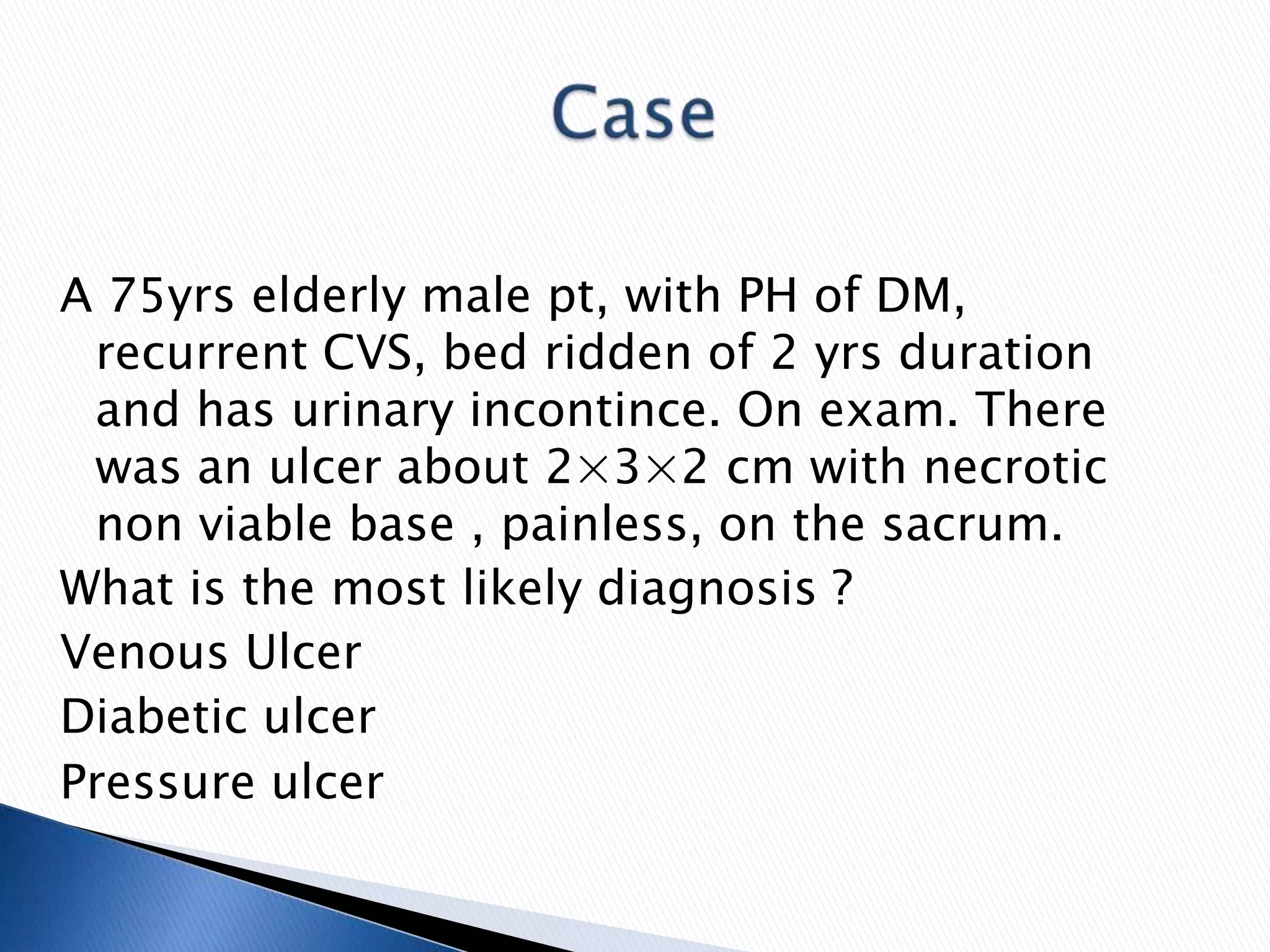 Pressure ulcers presentation | PPSX